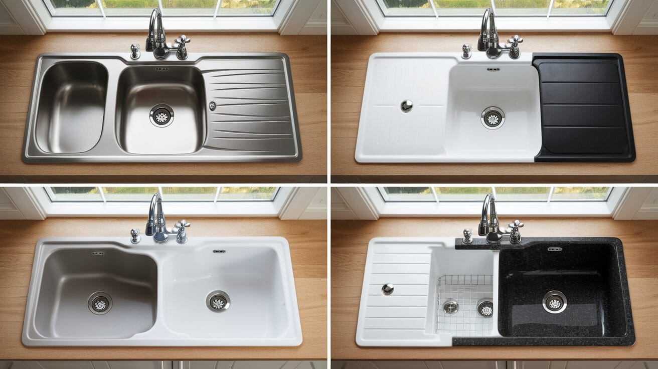 10 Popular Types of Kitchen Sinks