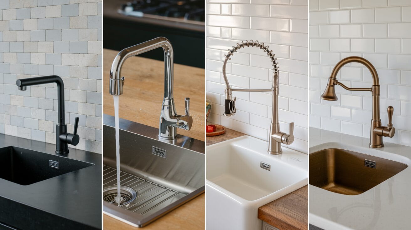 Commonly Used Kitchen Faucet Types